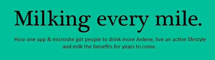 Anlene Fonterra – Rubik’s Portfolio